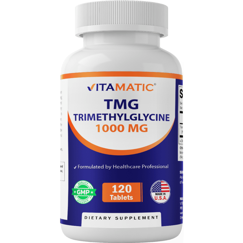 TMG Supplements 1000mg - 120 Vegetarian Tablets – Vitamatic