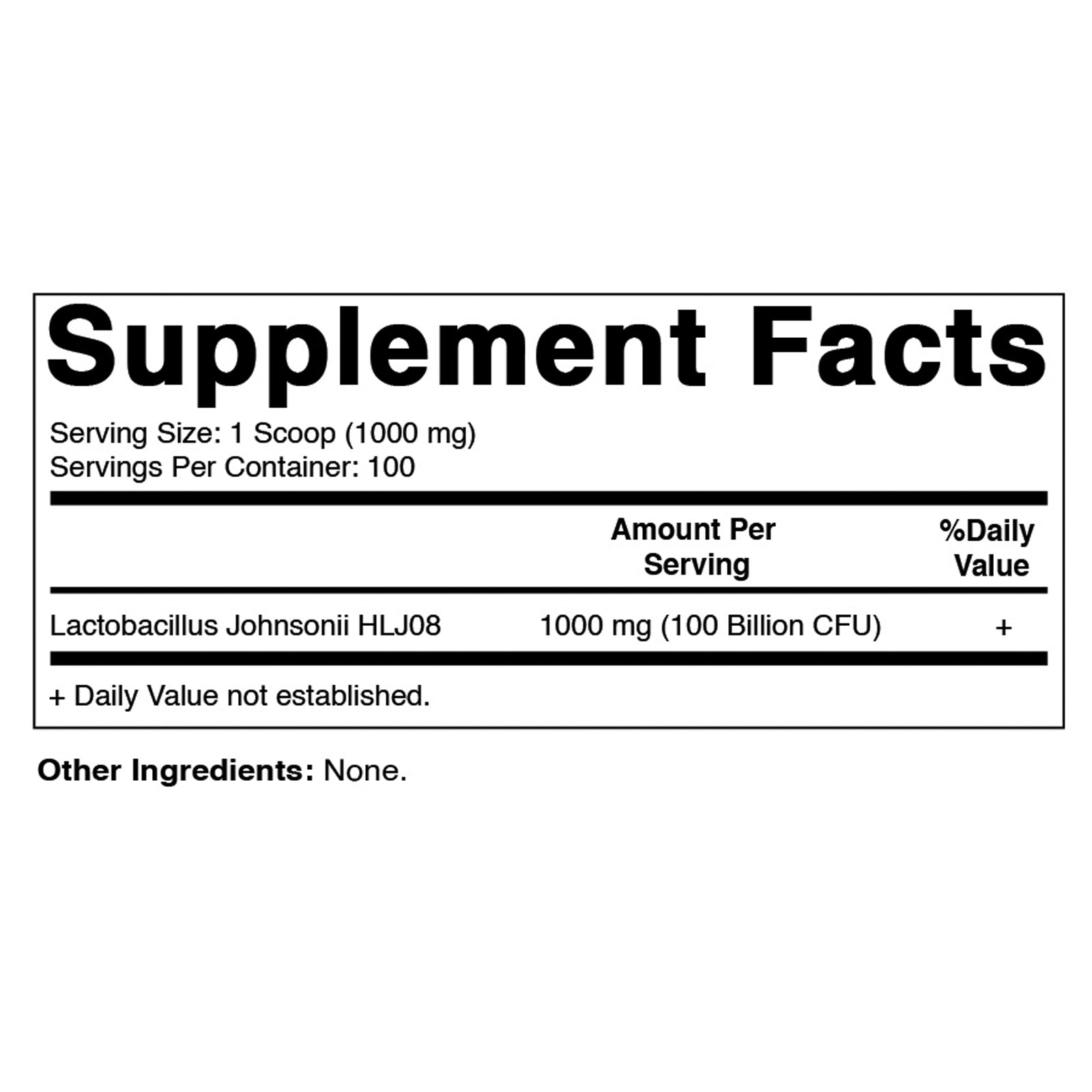 Lactobacillus Johnsonii Probiotic Powder Digestive Health Support 100 ...