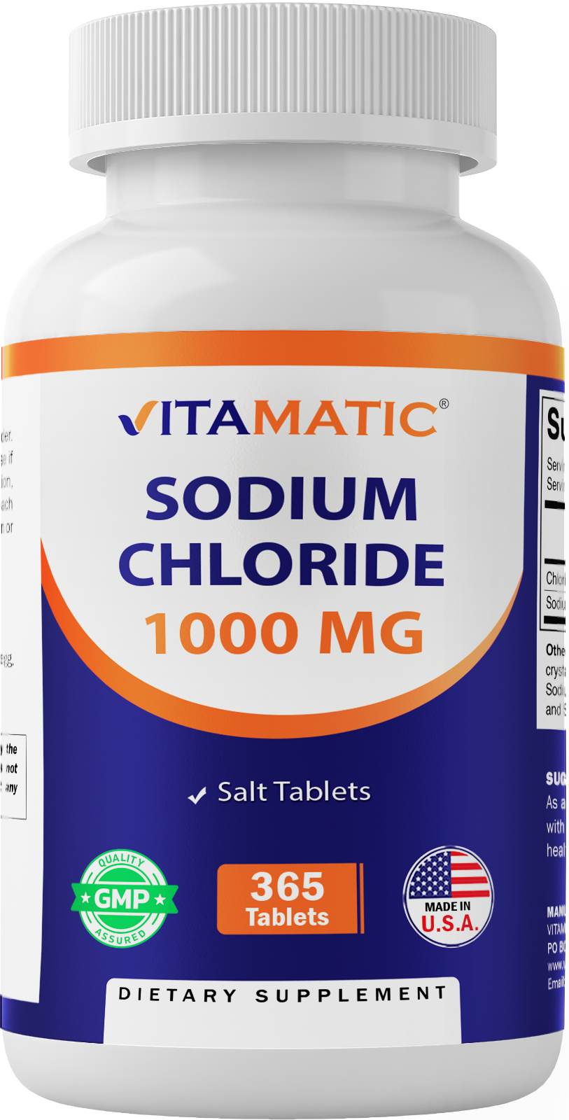 Sodium Chloride 1000mg 365 Tablets – Vitamatic