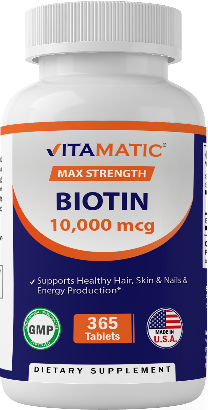 Biotin 10mg 365 Tablets – Vitamatic